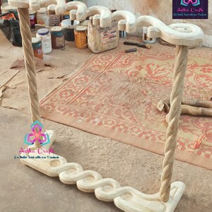Handmade Wooden Carved Walking Canes Storage Rack/stick Stand/umbrella ...