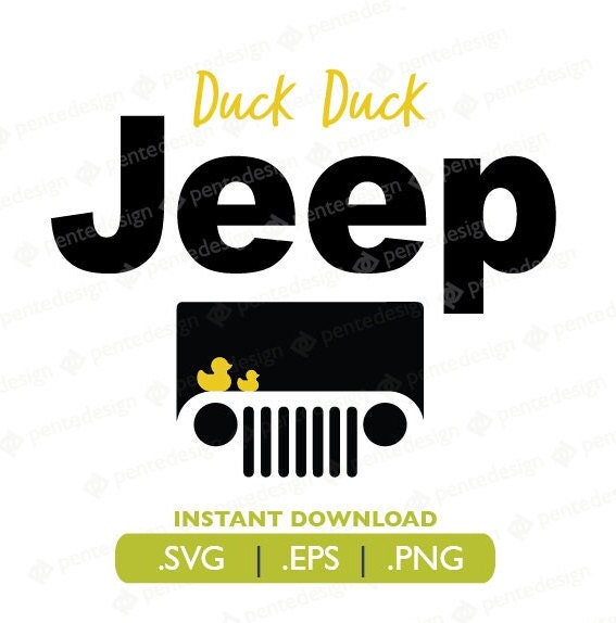 SVG Clipart Duck Jeep - Etsy