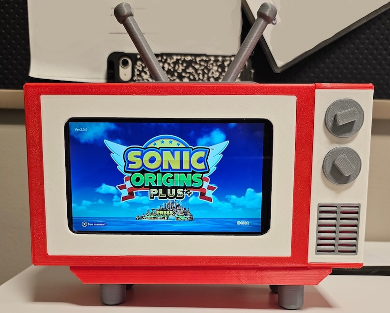 Retro Tv Nintendo Switch Display / Switch Holder / Gaming Accessory ...