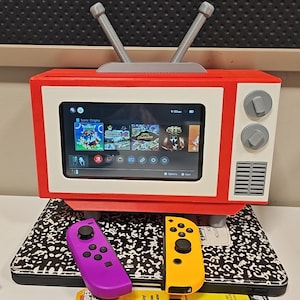 Retro Tv Nintendo Switch Display / Switch Holder / Gaming Accessory ...