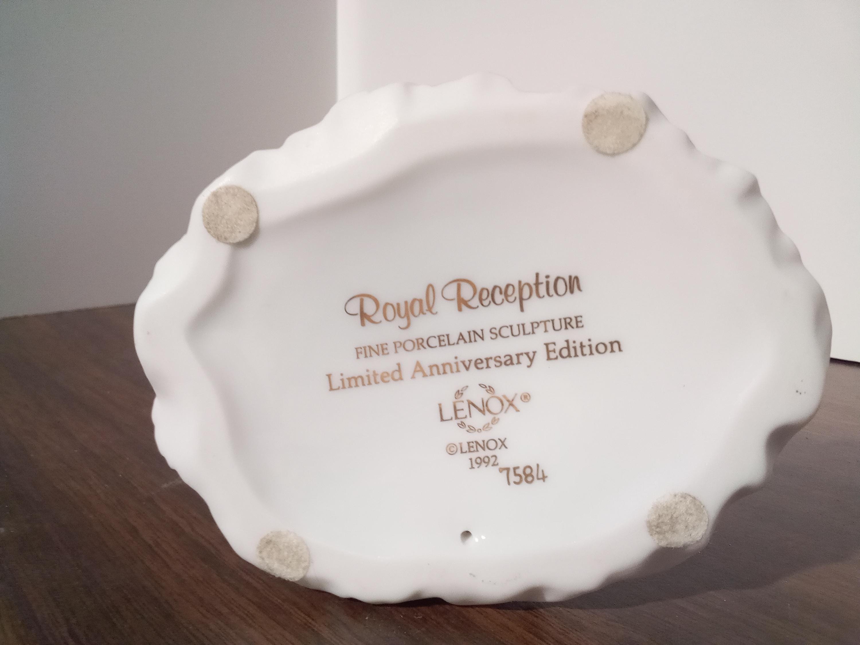 Excellent Vintage #7584 Lenox Porcelain Figurine: Royal Reception ...