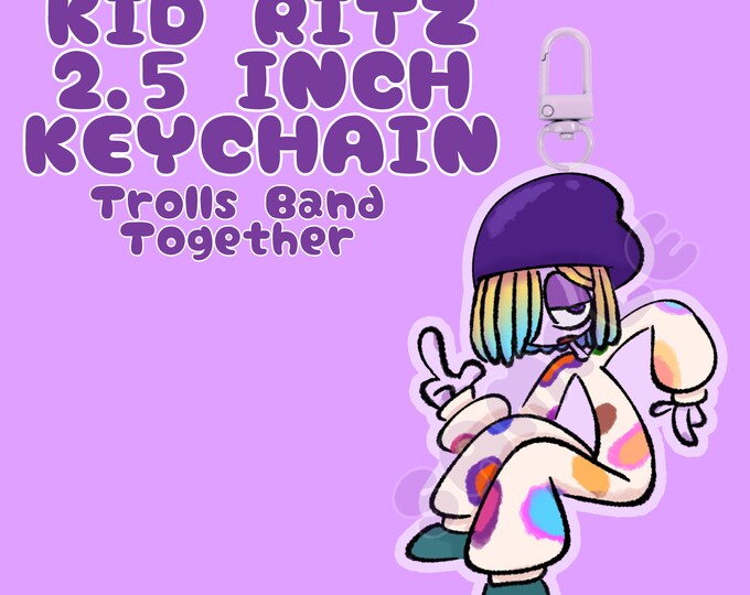 PRE-ORDER Kid Ritz Trolls Band Together Keychain 2.5 Inches - Etsy