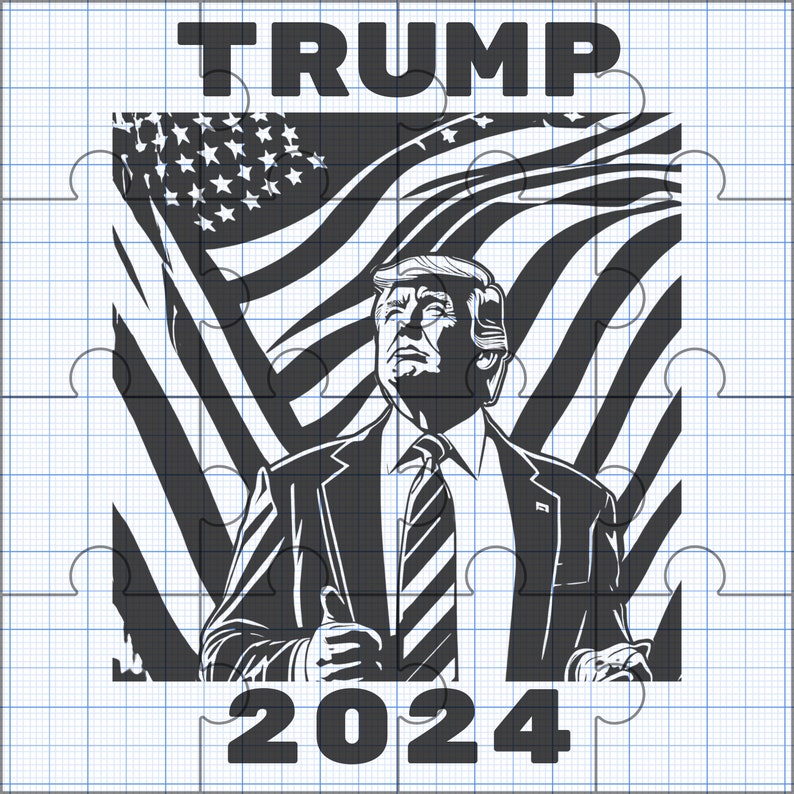 Trump 2024 SVG Merica Png American Flag Svg Trump Flag Png Eps Dxf Pdf ...