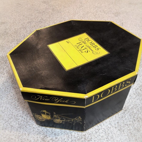 Vintage Hat Box - Etsy