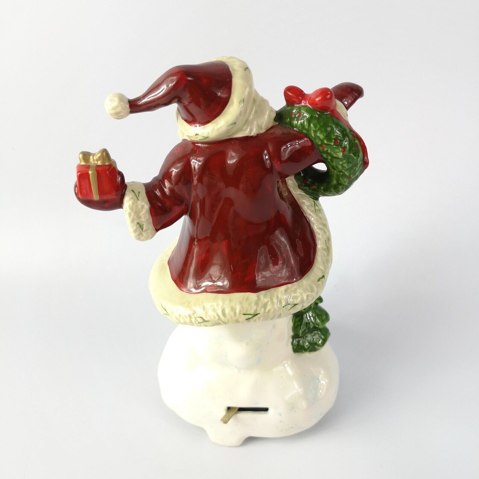 Vintage Schmid Musical Santa Kris Kringles Jingles Plays Winter ...