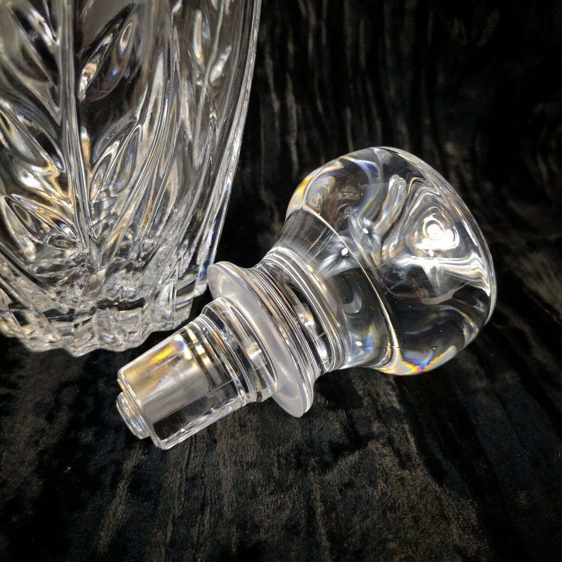 Cristal D'arques Durand France, Cassandra Pattern, Crystal Decanter, Wine Decanter, French ...
