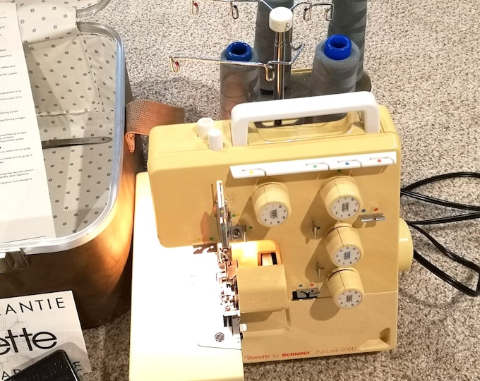 Vintage Serger Machine With Case and Instructions, Bernette for Bernina ...