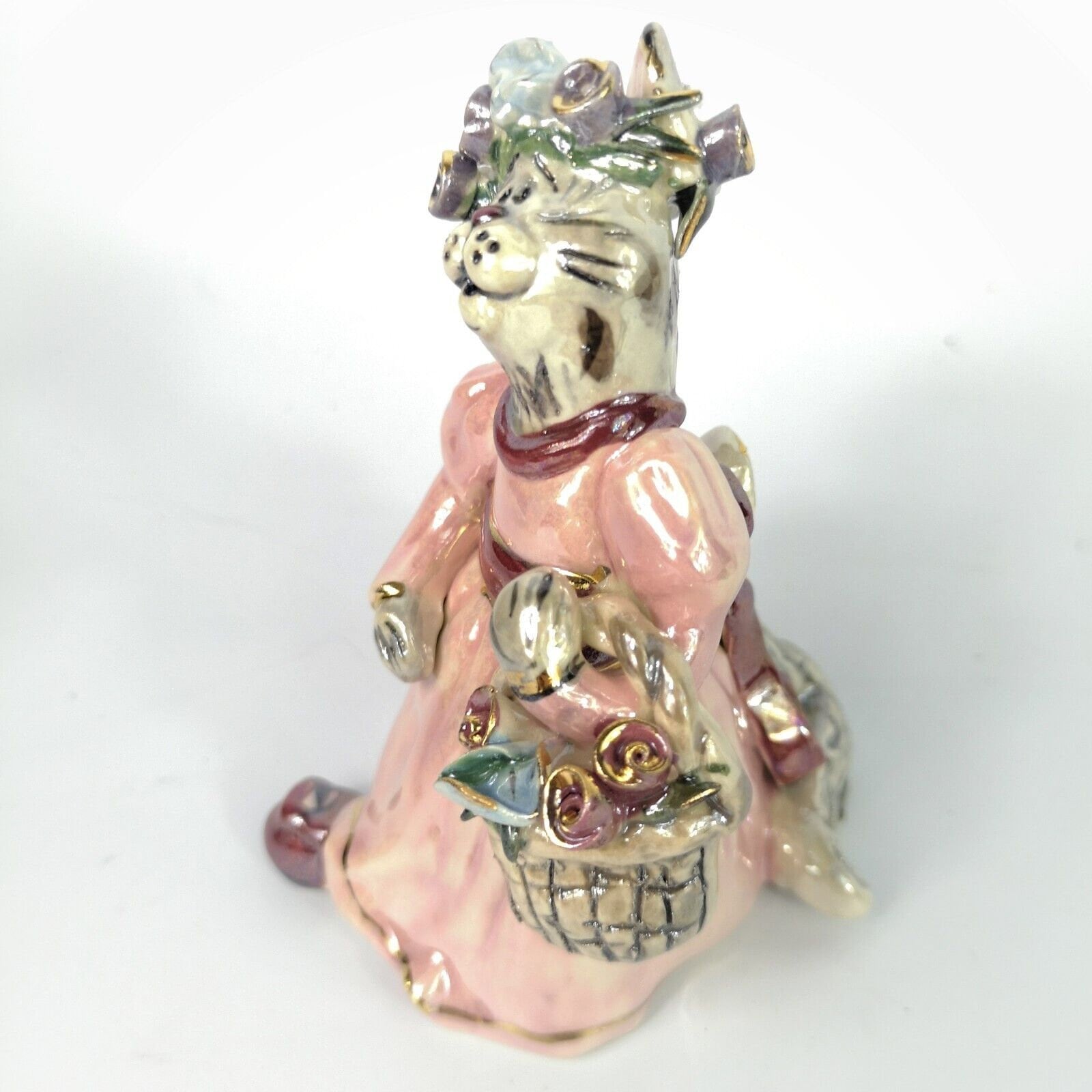 Blue Sky Clay Works Flower Girl Rachel Carson Kitty VTG Collectible ...