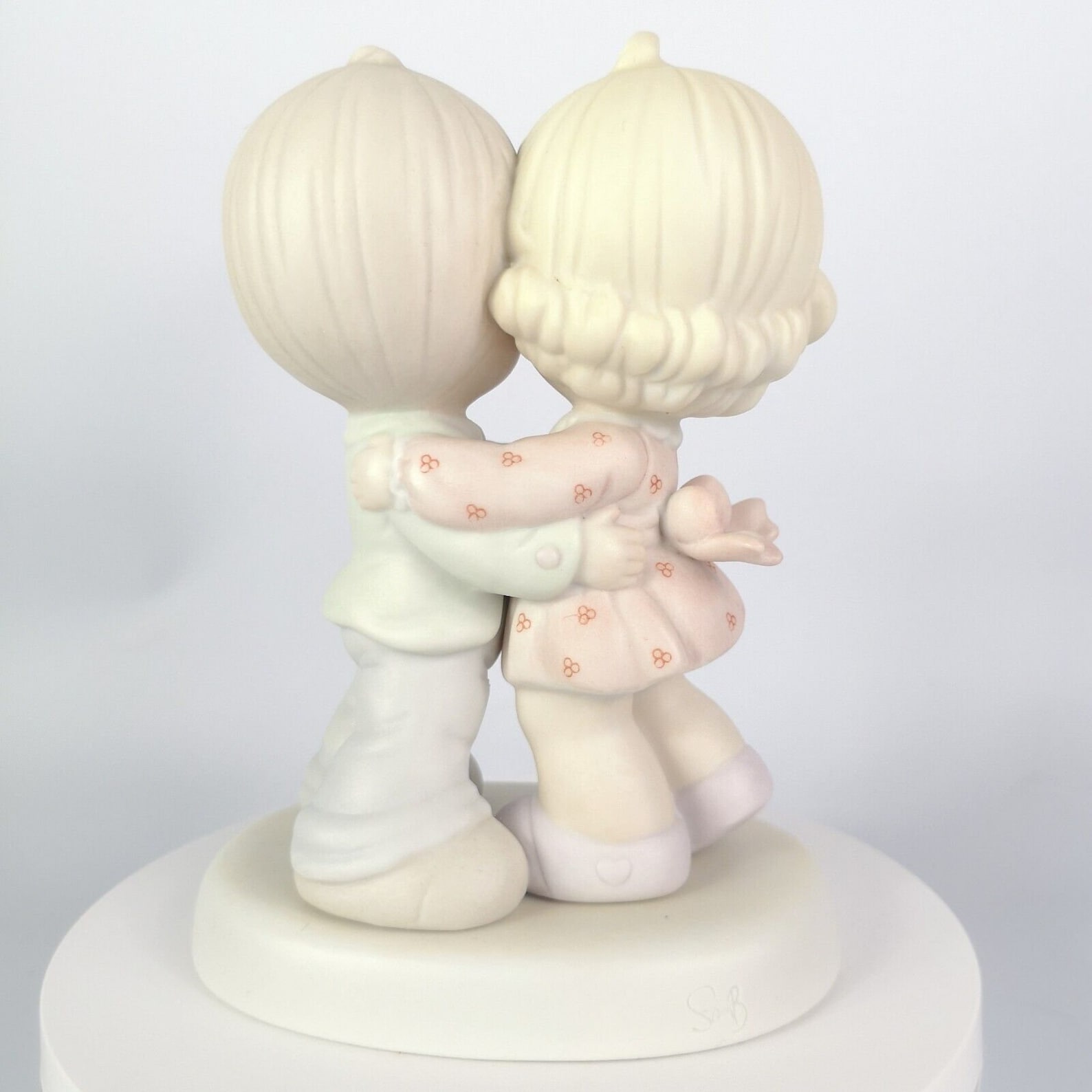 Precious Moments Figurine Hug One Another 521299, Boy Girl Ceramic ...