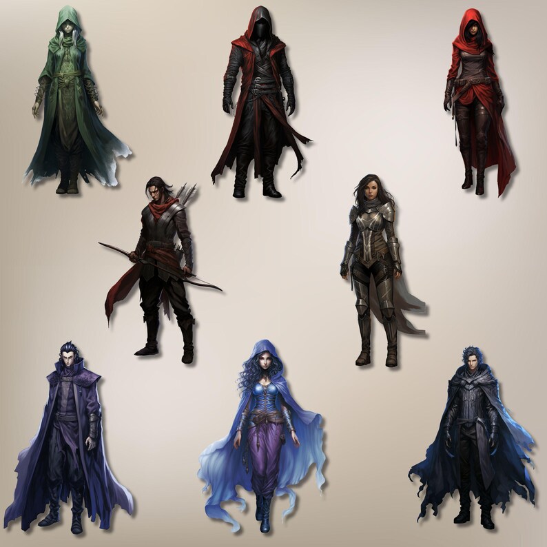 Dnd Character Art, Dnd PNG, Personalise Your Dnd Character Sheet ...