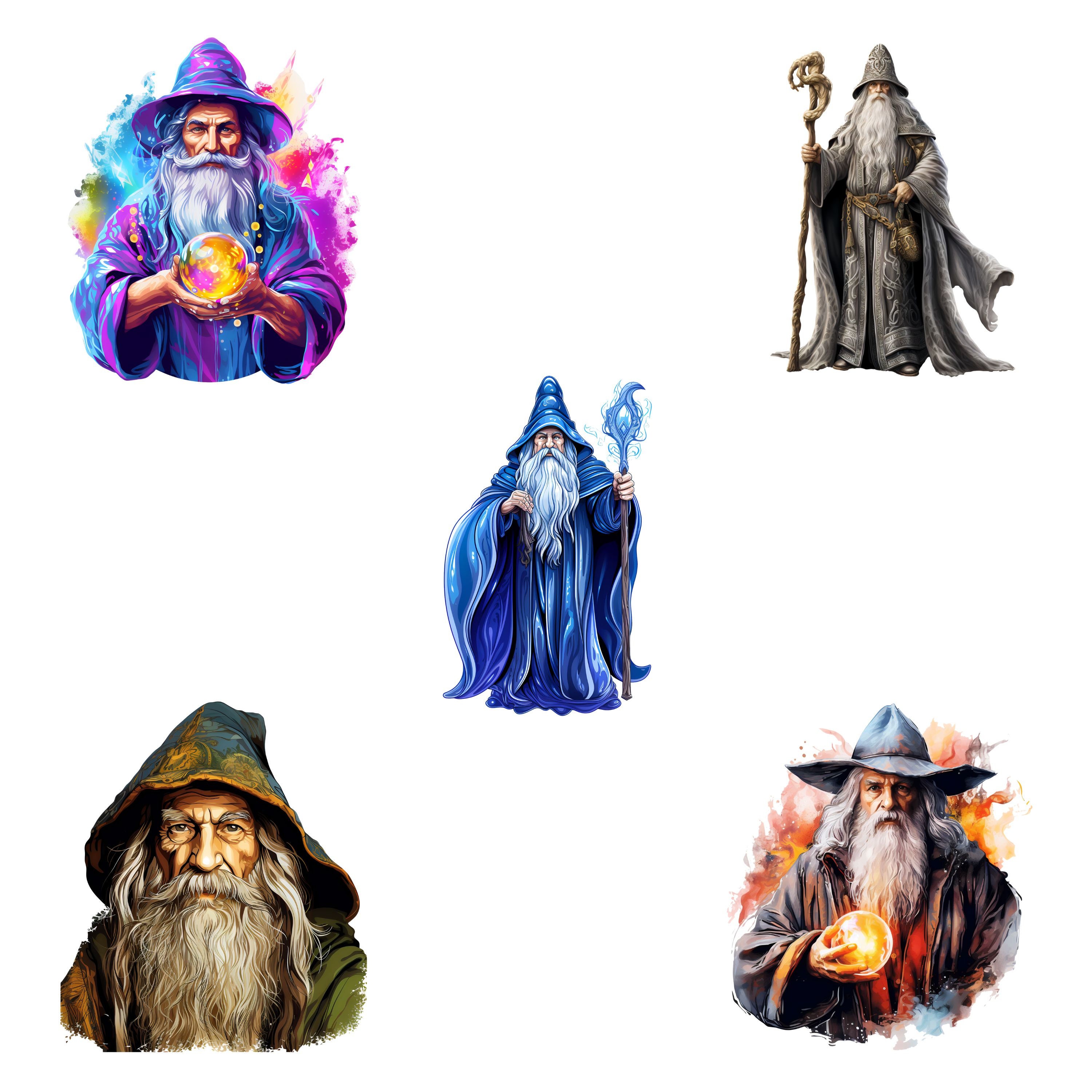 Magic Wizard SVG Magical SVG Wizard Clipart Mystical SVG - Etsy