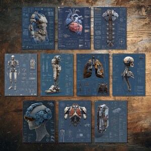 Sci-fi Modification Blueprints, TTRPG Handout, Cosplay Prop, Science ...