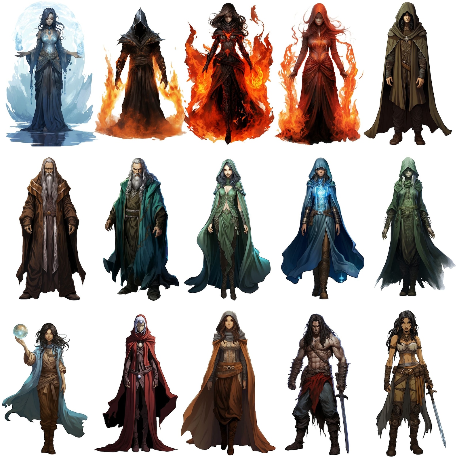 Dnd Character Art, Dnd SVG PNG, Personalise Your Dnd Character Sheet ...