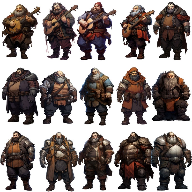 Dnd Character Art, Dnd SVG PNG, Personalise Your Dnd Character Sheet ...