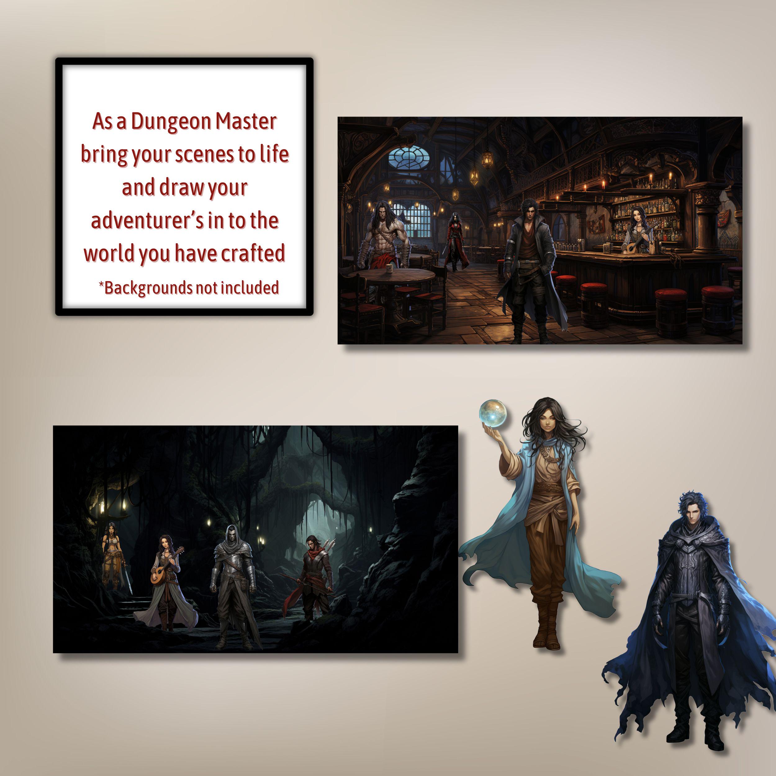 Dnd Character Art, Dnd PNG, Personalise Your Dnd Character Sheet ...