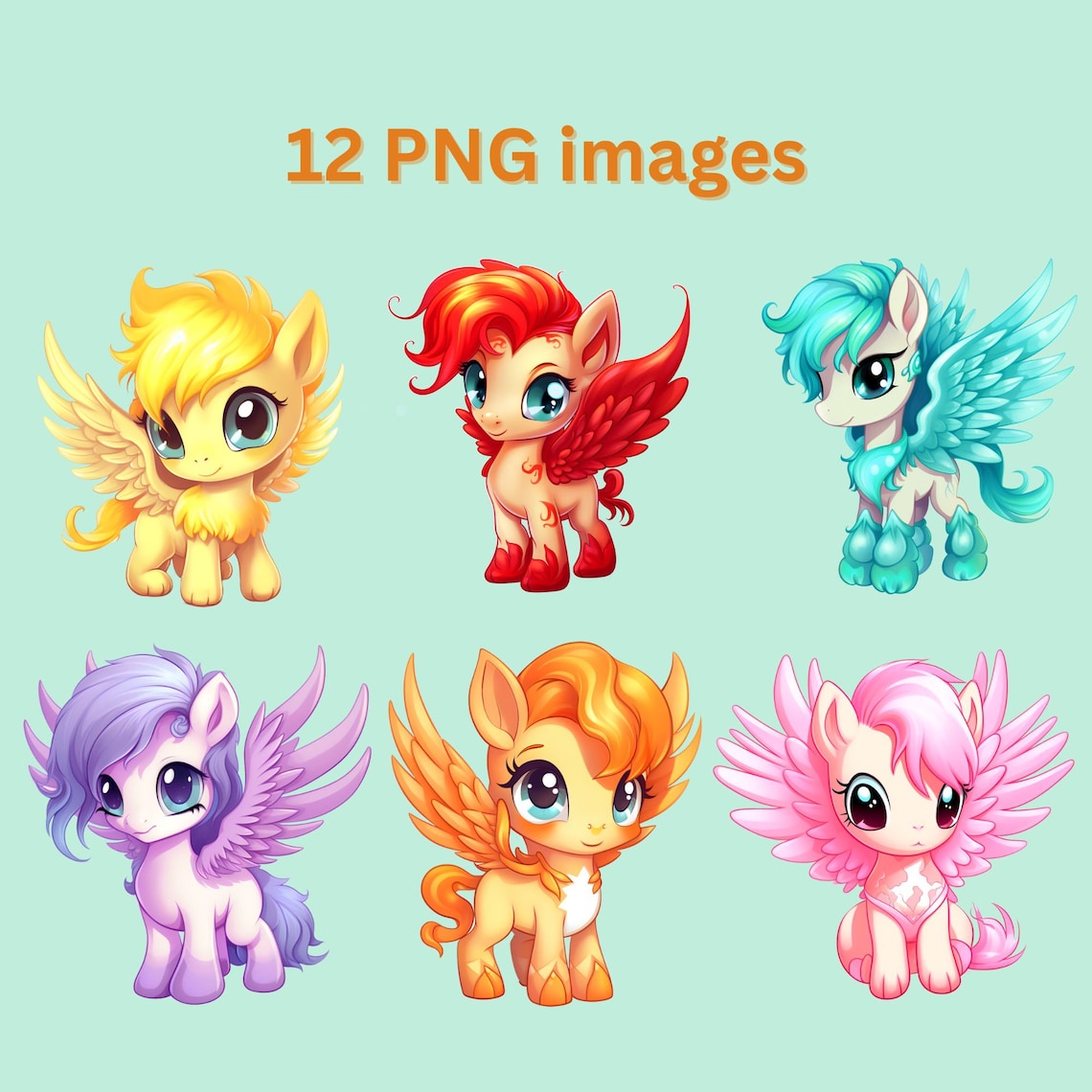 Baby Pegasus, Cute Clipart, Pegasus Art, Pegasus Png, Pegasus Clipart ...