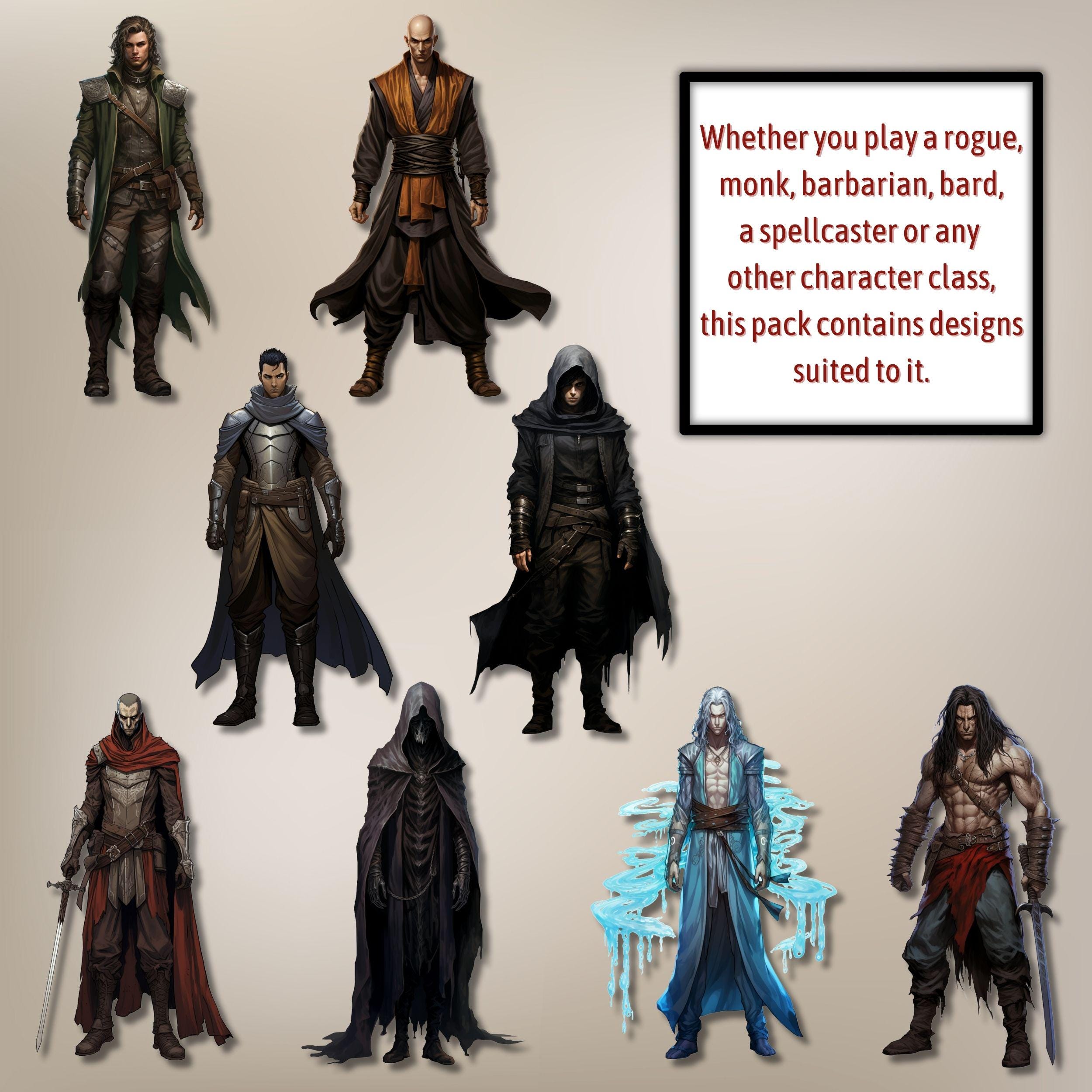 Dnd Character Art, Dnd PNG, Personalise Your Dnd Character Sheet ...