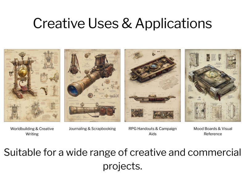 Monster Hunter Blueprints, Fantasy Field Kit Ephemera, Printable Dnd ...