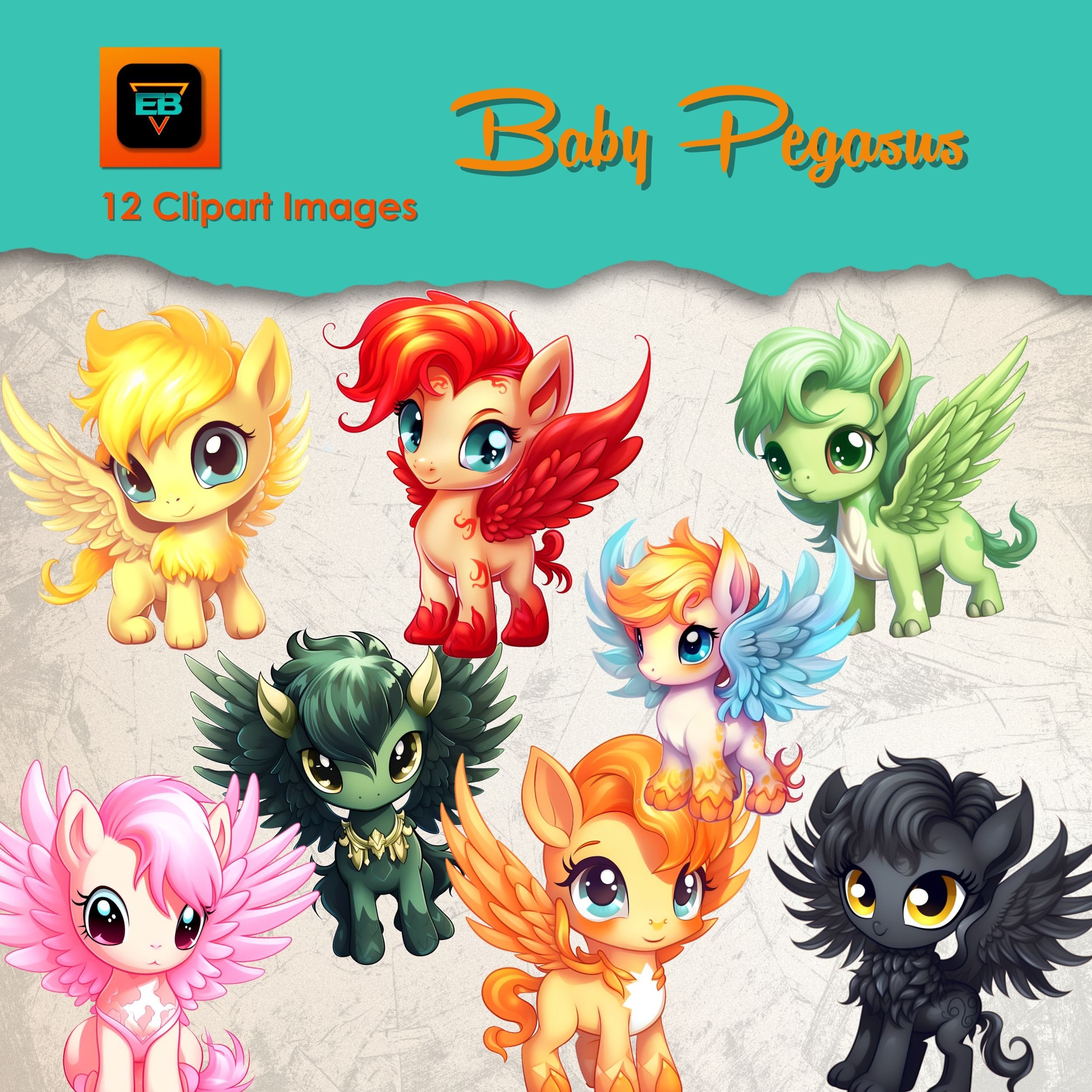 Baby Pegasus, Cute Clipart, Pegasus Art, Pegasus Png, Pegasus Clipart ...