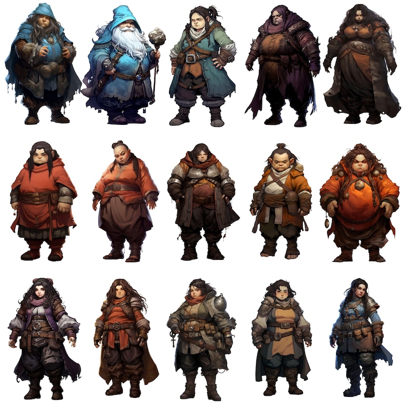 Dnd Character Art, Dnd SVG PNG, Personalise Your Dnd Character Sheet ...