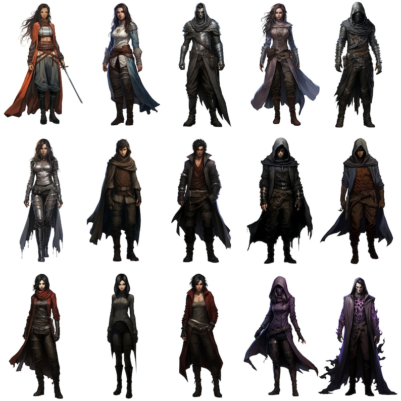 Dnd Character Art, Dnd SVG PNG, Personalise Your Dnd Character Sheet ...