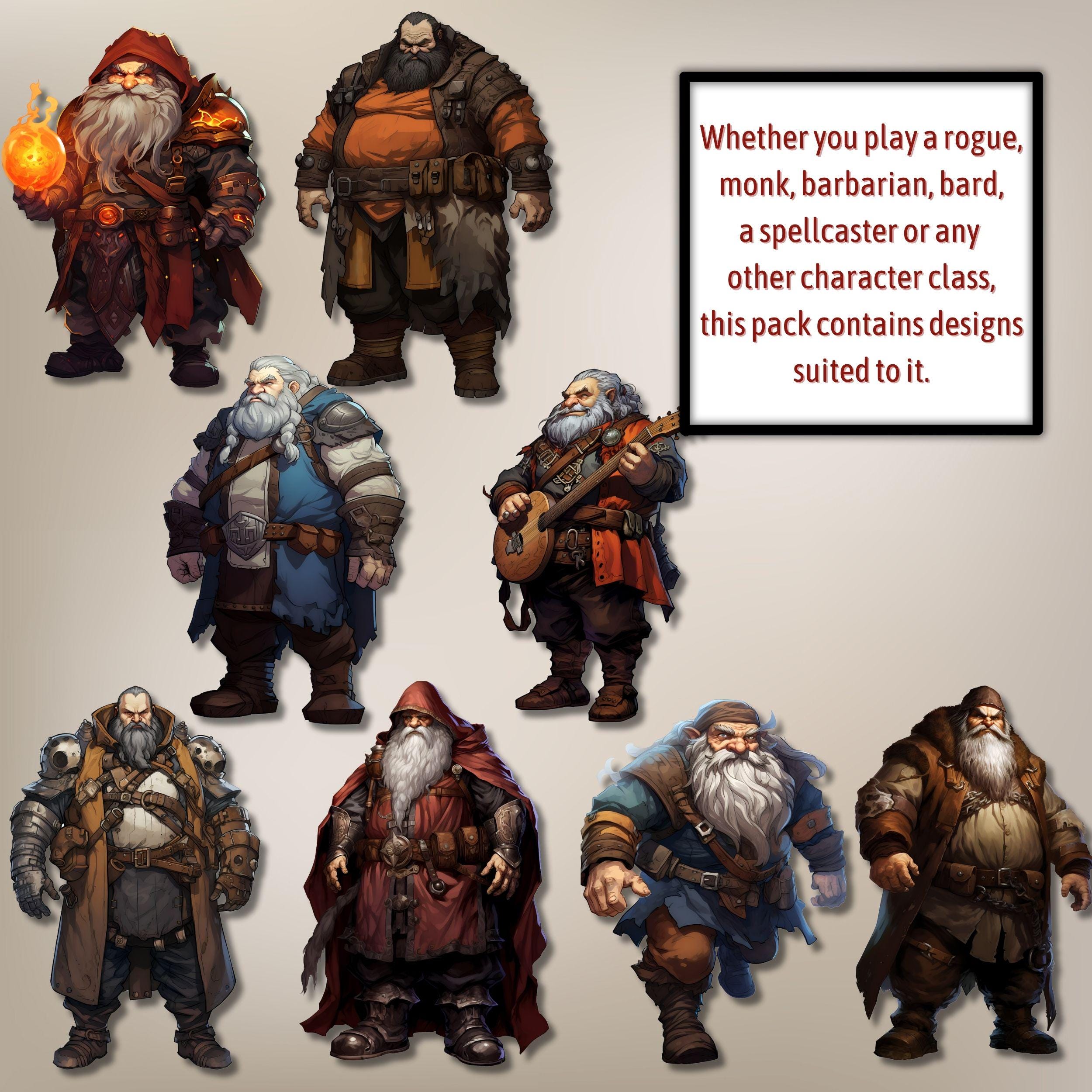 Dnd Character Art, Dnd PNG, Personalise Your Dnd Character Sheet ...