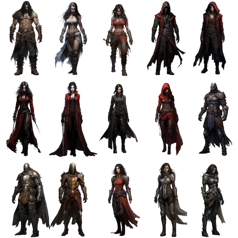 Dnd Character Art, Dnd SVG PNG, Personalise Your Dnd Character Sheet ...