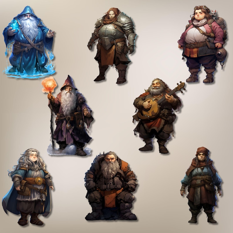 Dnd Character Art, Dnd PNG, Personalise Your Dnd Character Sheet ...