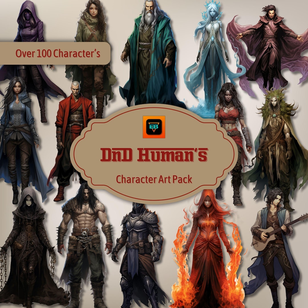 Dnd Character Art, Dnd PNG, Personalise Your Dnd Character Sheet ...