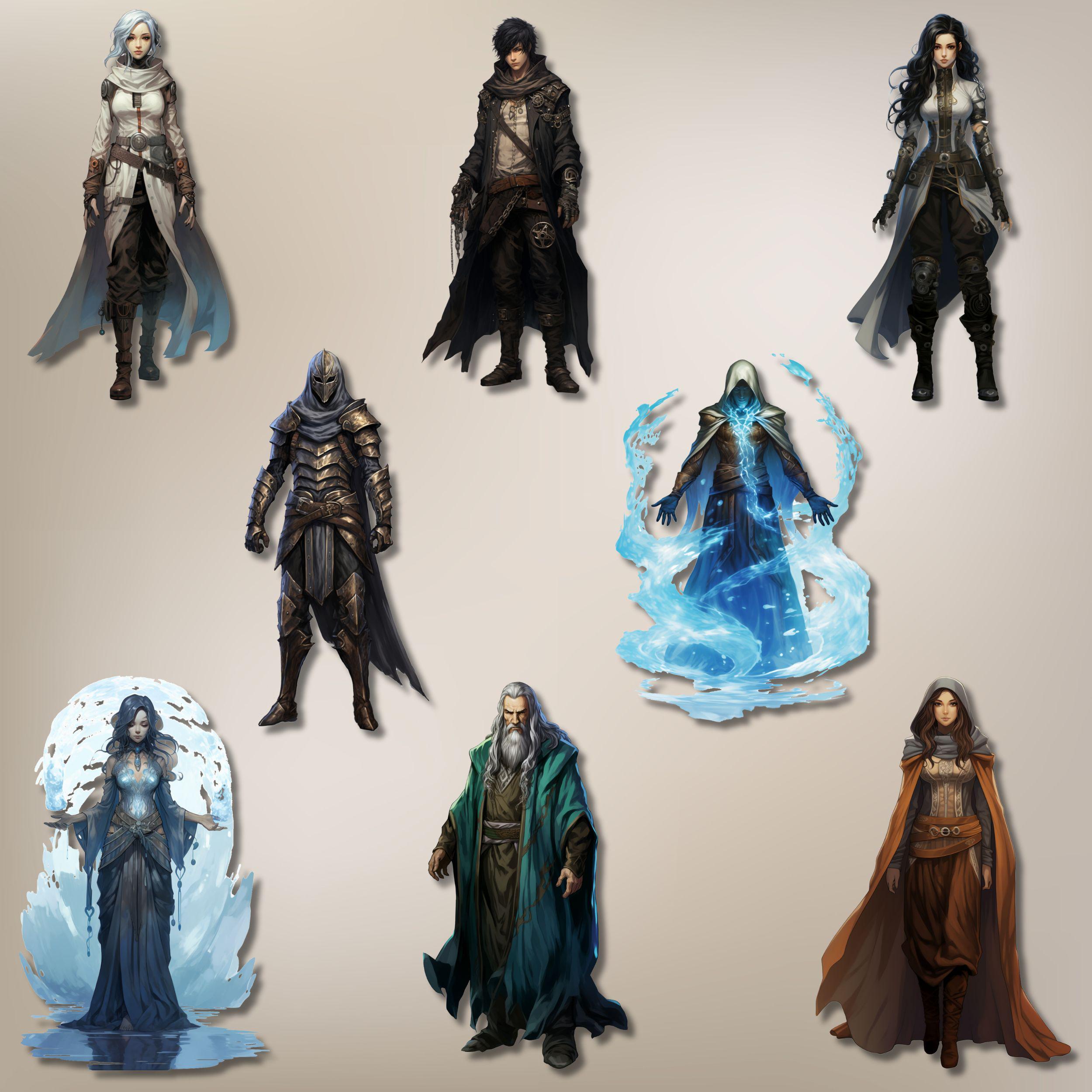 Dnd Character Art, Dnd PNG, Personalise Your Dnd Character Sheet ...