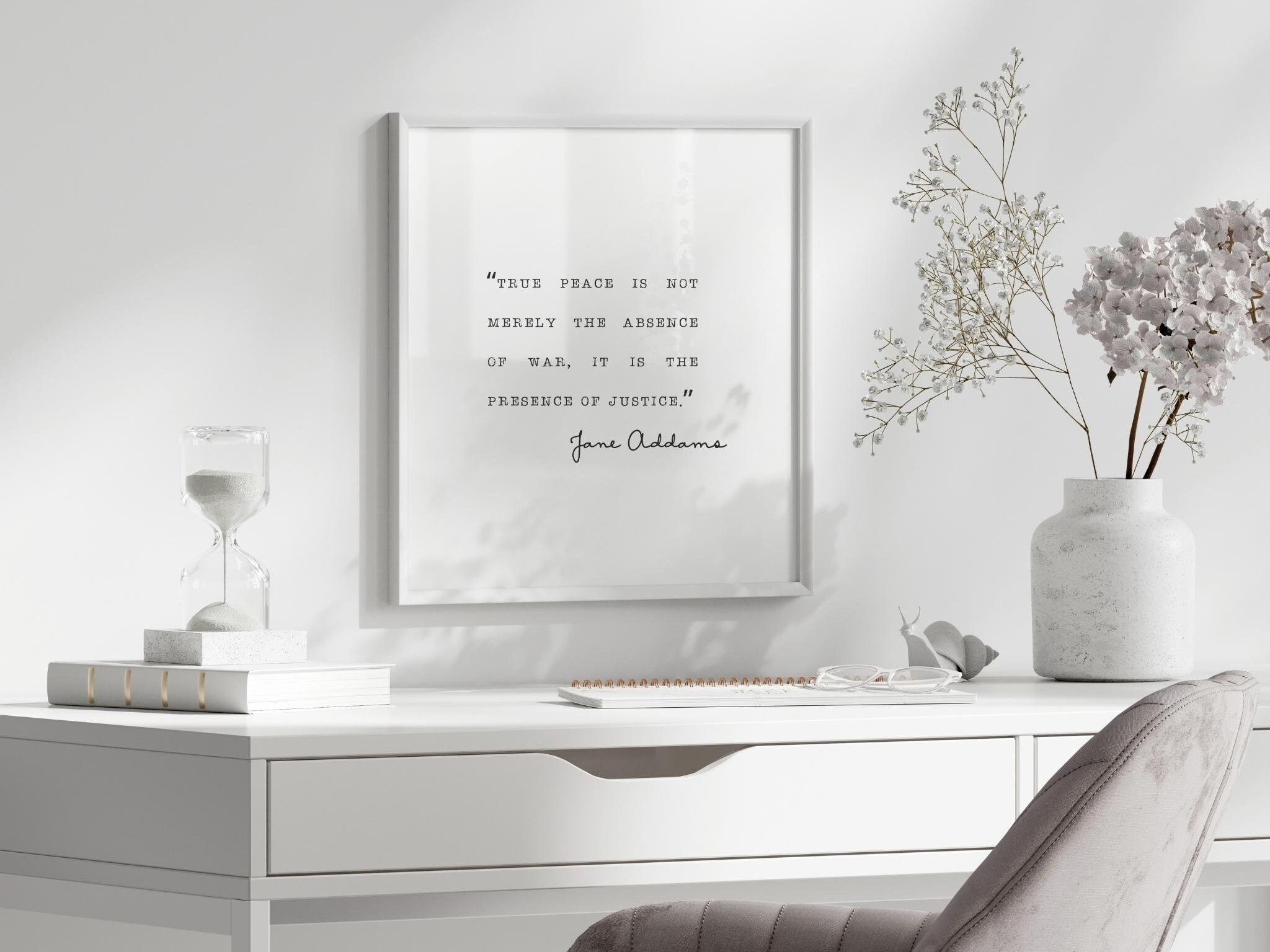 Social Work Poster Jane Addams Mother of Social Work Quote - Etsy