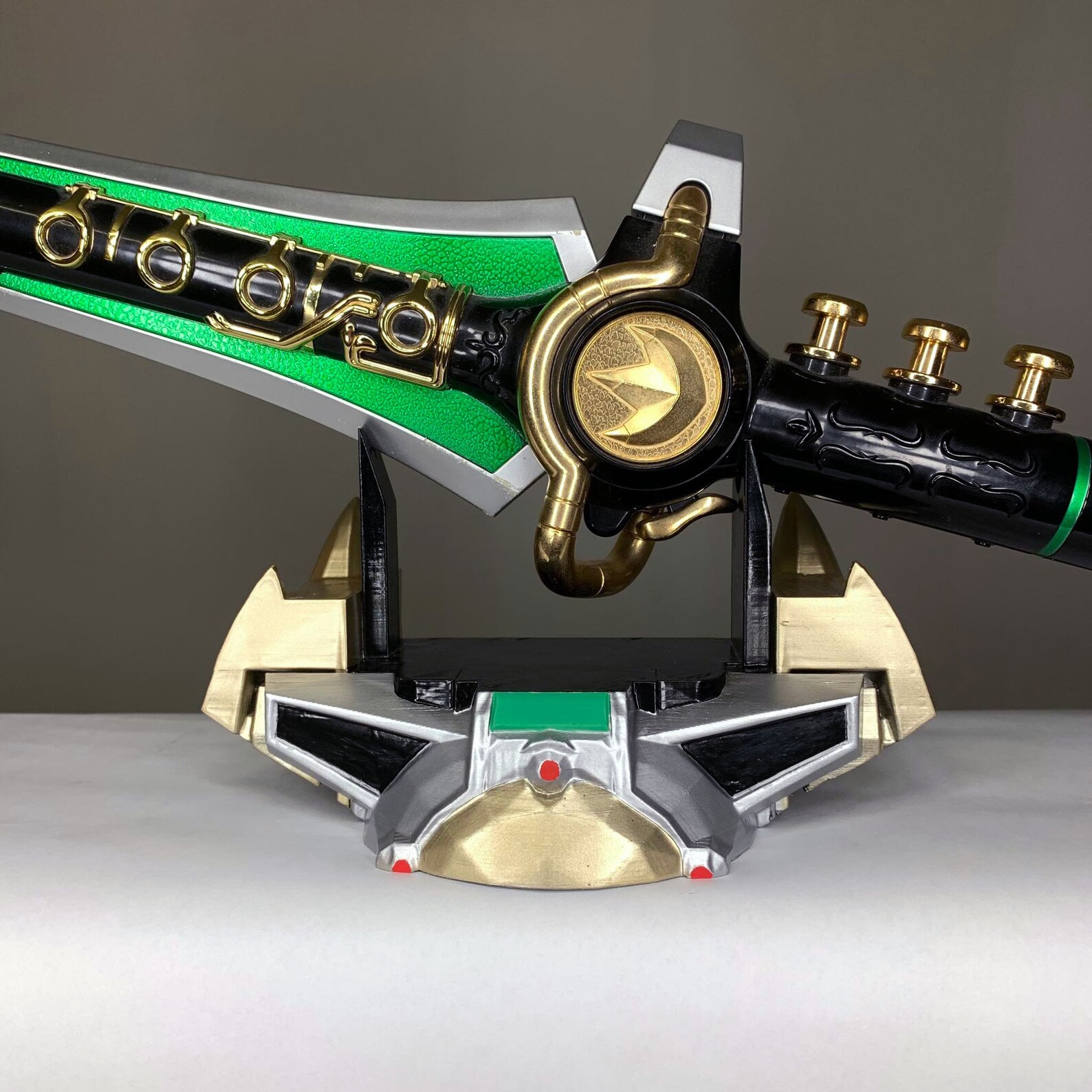Power Rangers Green Ranger Dragonzord Legacy Dragon Dagger Display - Etsy