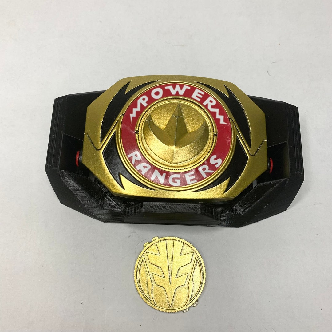 Power Rangers Replica 91/93 Gold Morpher & Dino Buckler - Etsy