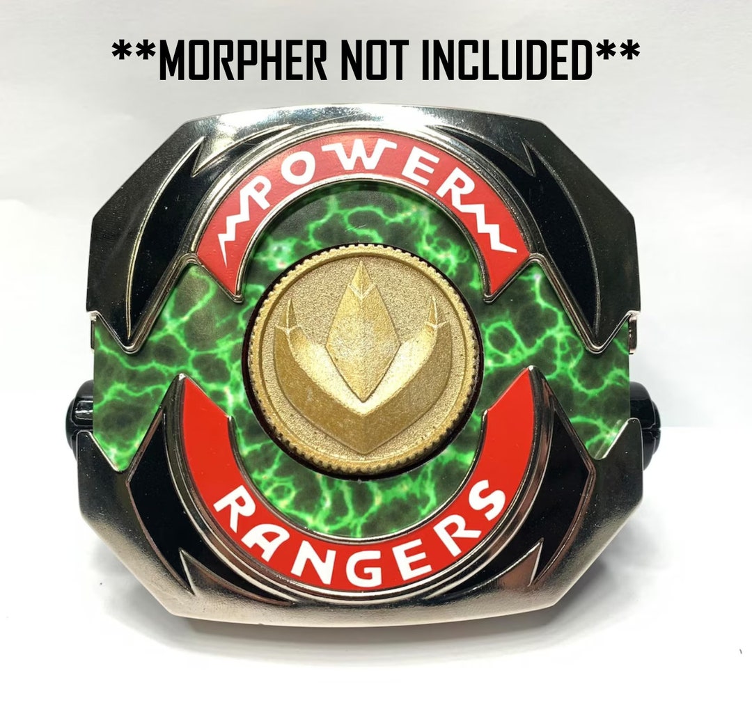 Power Rangers Vintage Legacy Lightning Collection Morpher Sticker Lens ...