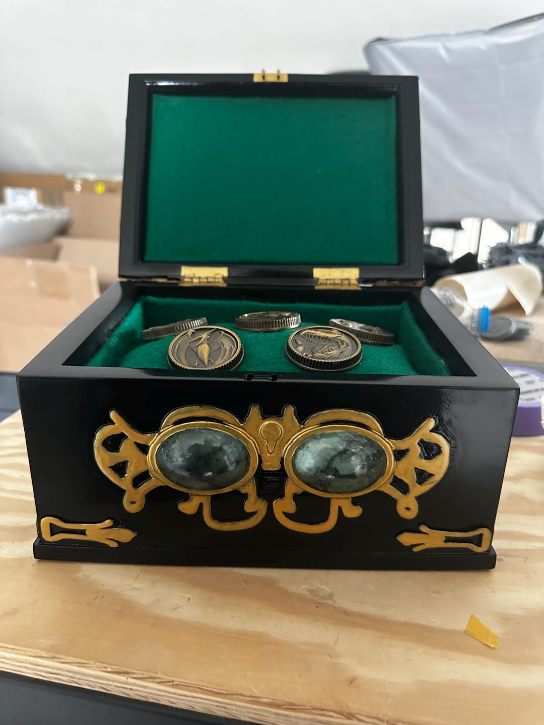 Power Rangers Goldar's Power Coin Box 1:1 Replica - Etsy