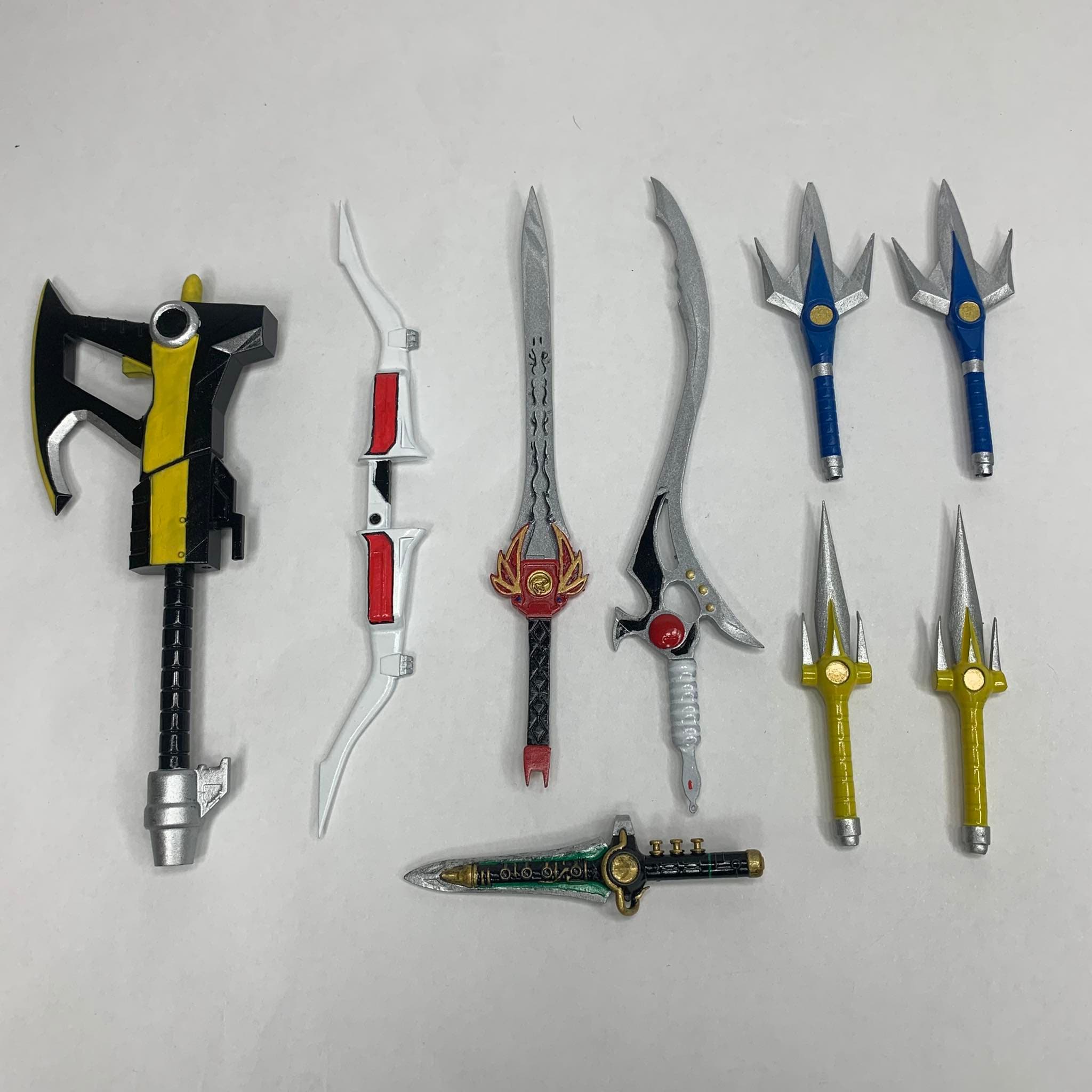 Armas De Samurai Dos Power Rangers Espada Samurai Ranger Dourada De