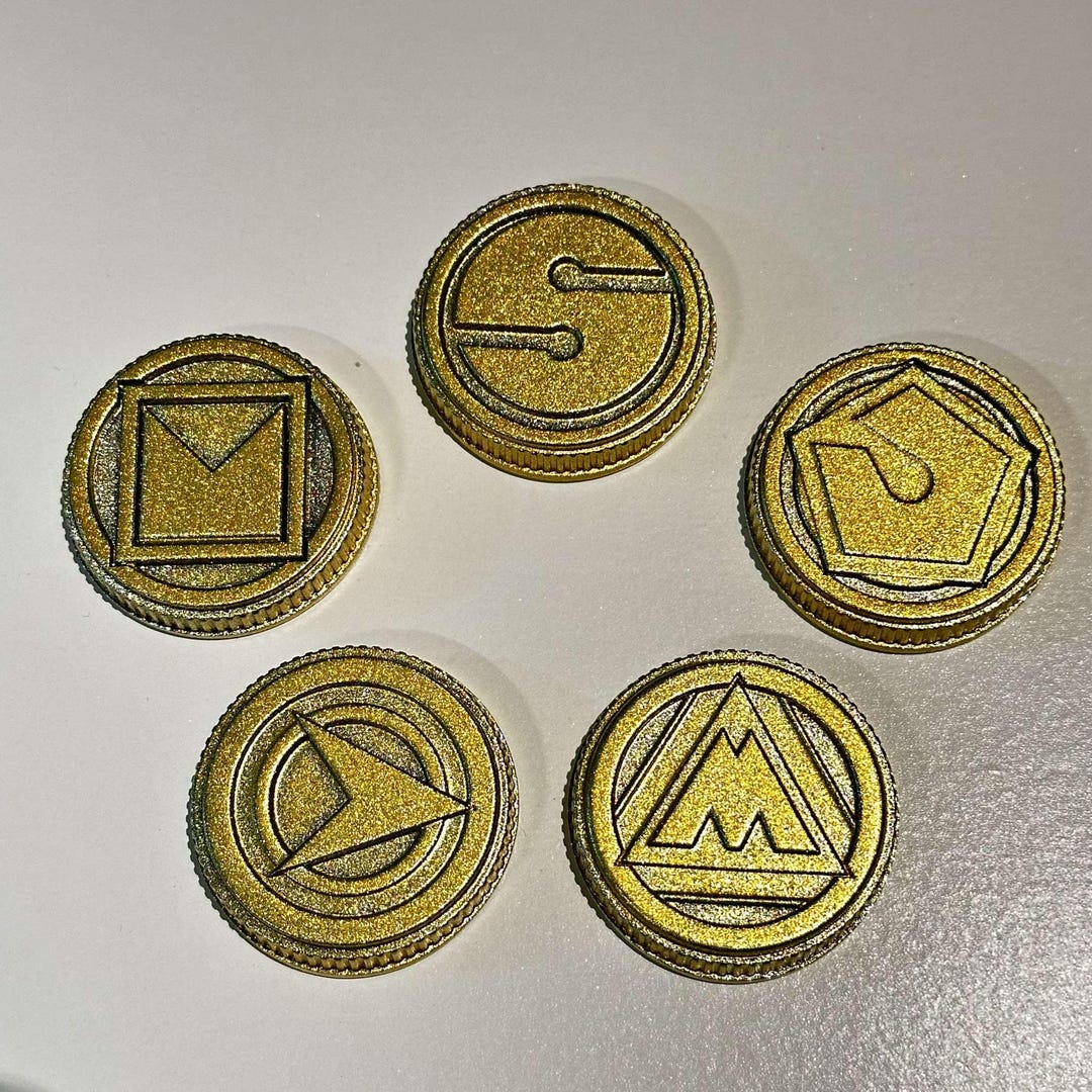 Power Rangers Alien Rangers Power Coins Legacy Morpher - Etsy