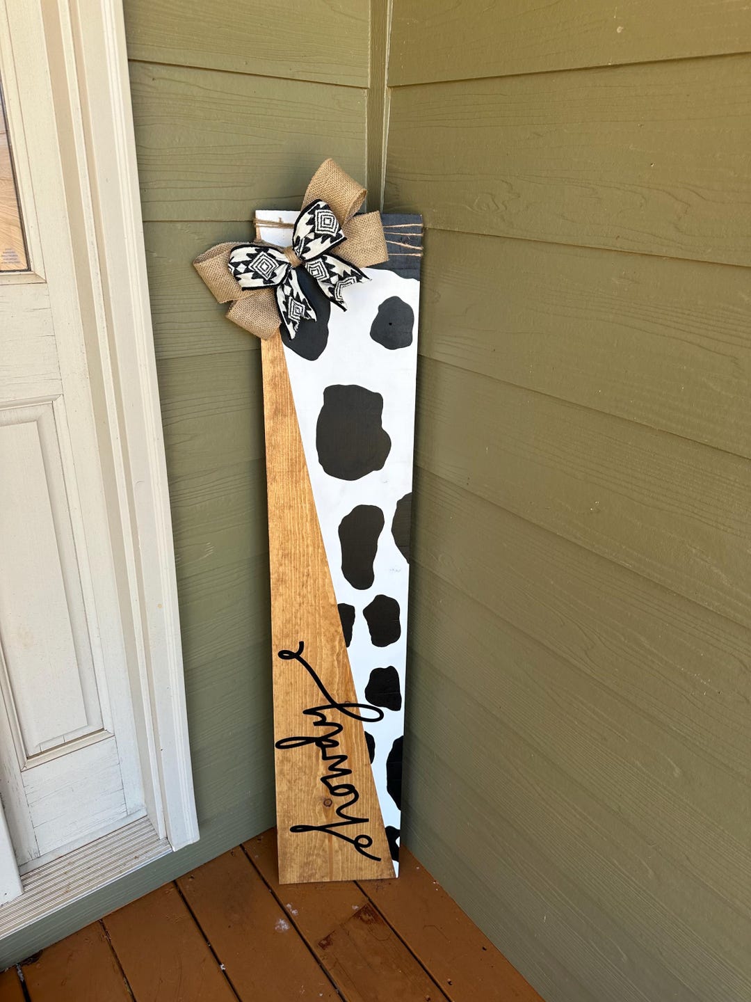 Double Sided Howdy Porch Sign - Etsy