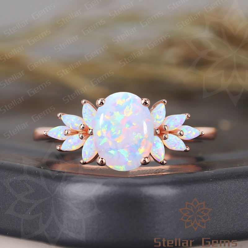 Lab Created Opal - Etsy