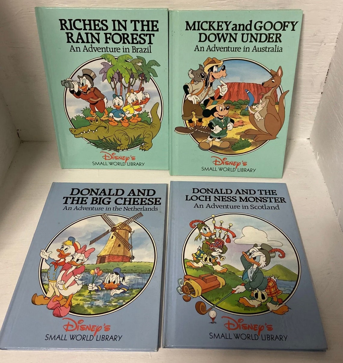 Disneys Small World Library Book Collection, Vintage Walt Disney Books ...