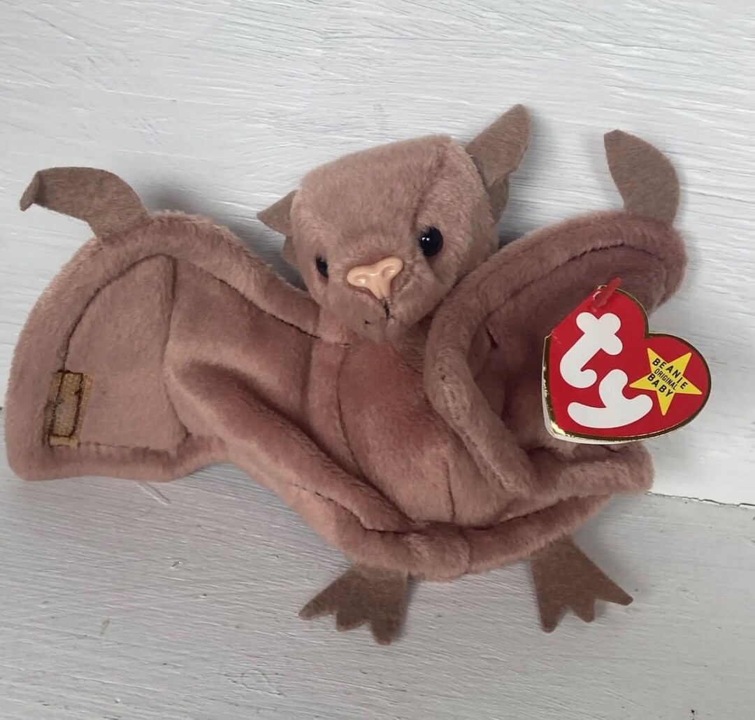 1996 Batty Original Beanie Babies, Style 4035, Vintage Beanie Baby ...