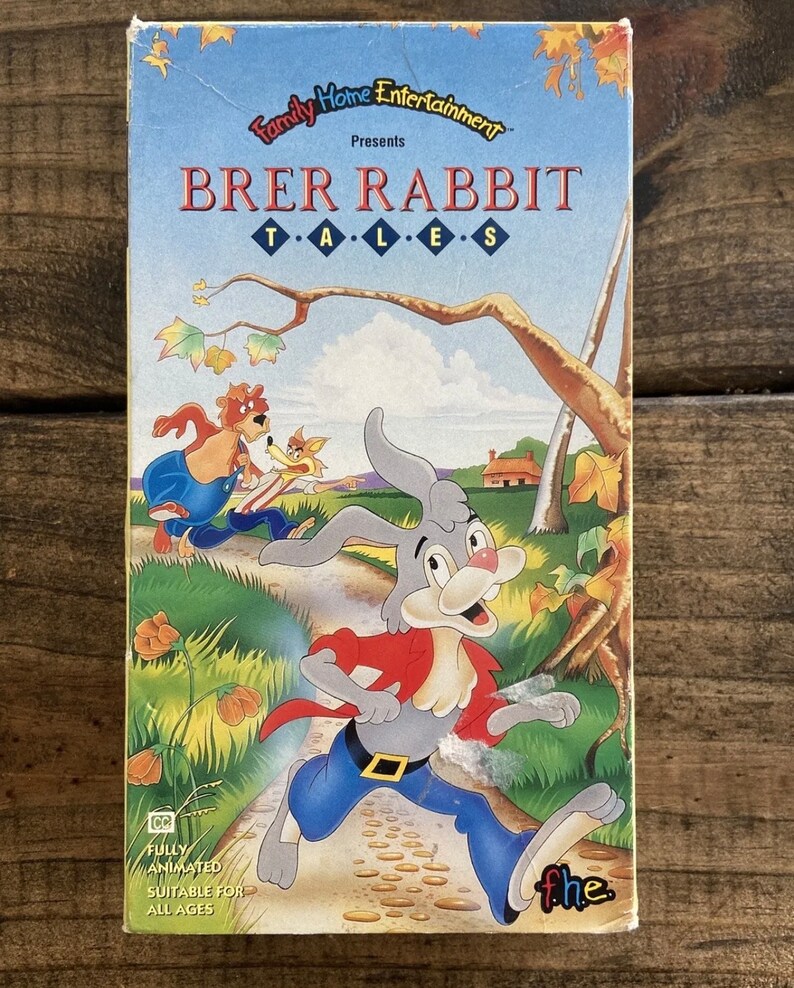 Brer Rabbit Tales VHS Tape Family Home Entertainment Vintage - Etsy