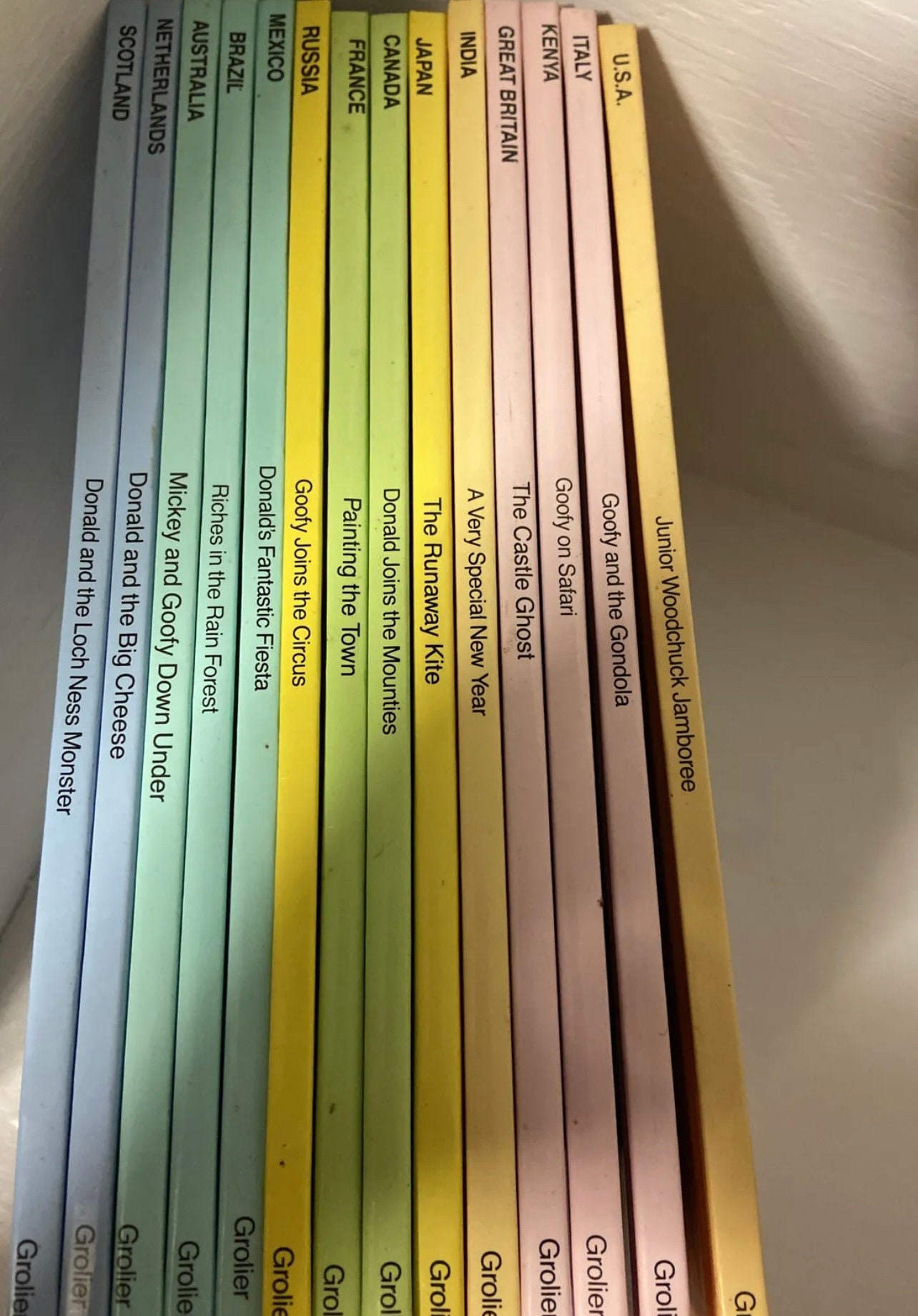 Disneys Small World Library Book Collection, Vintage Walt Disney Books ...