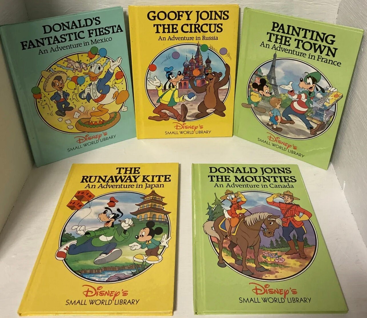 Disneys Small World Library Book Collection, Vintage Walt Disney Books ...