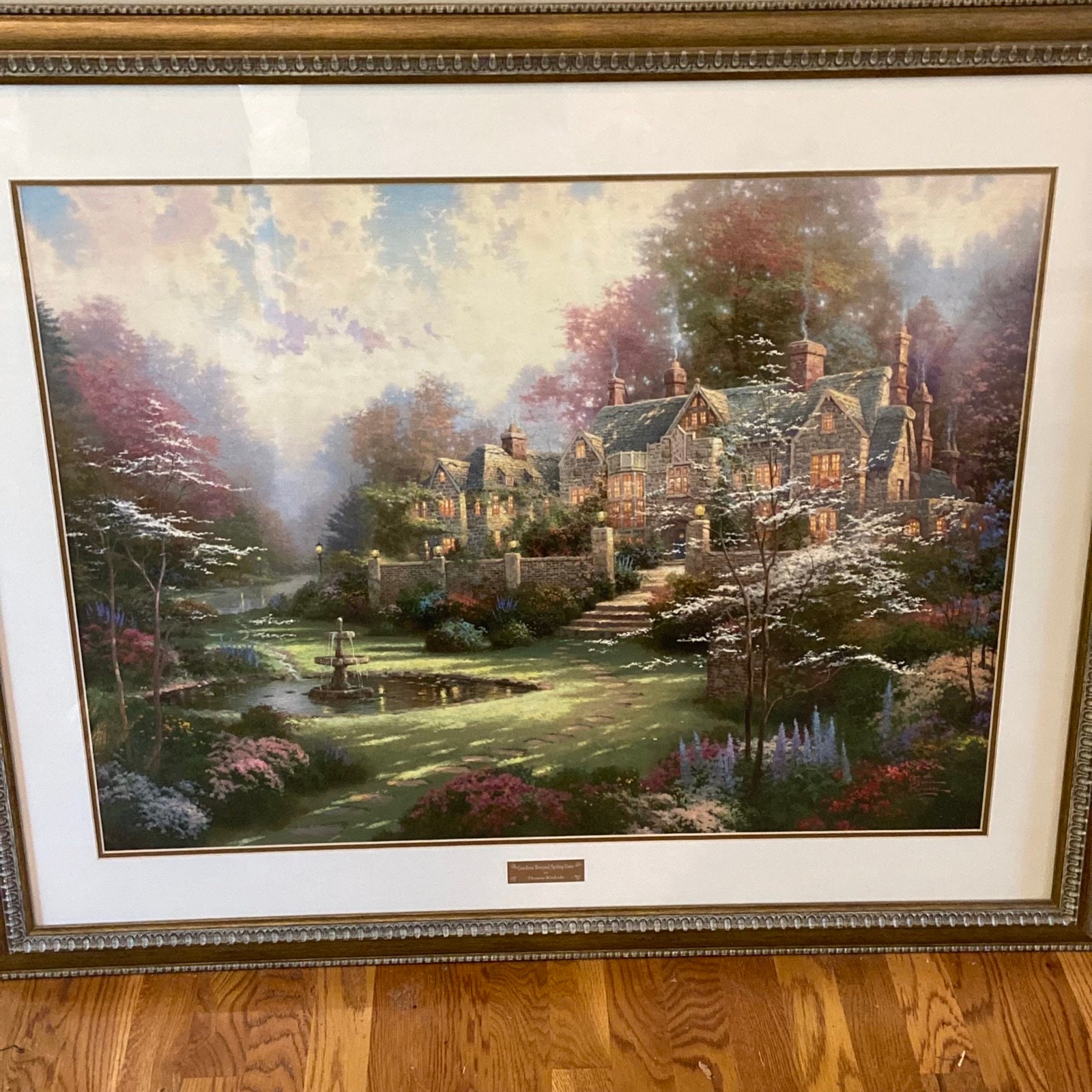 Beyond Spring Gate by Thomas Kinkade, Framed Vintage Painting ...