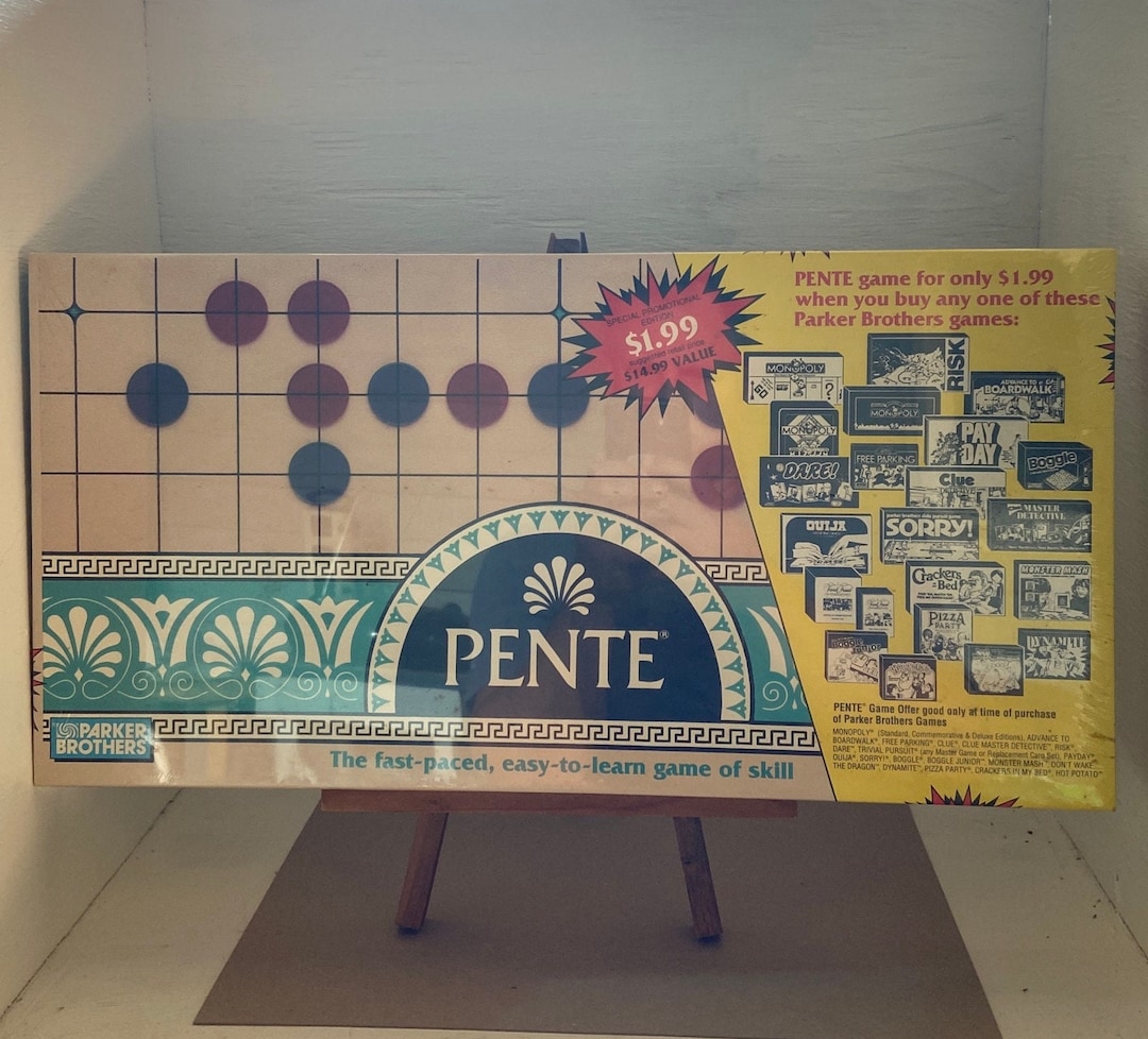 1989 Pente Board Game Brand New Sealed Vintage Parker - Etsy