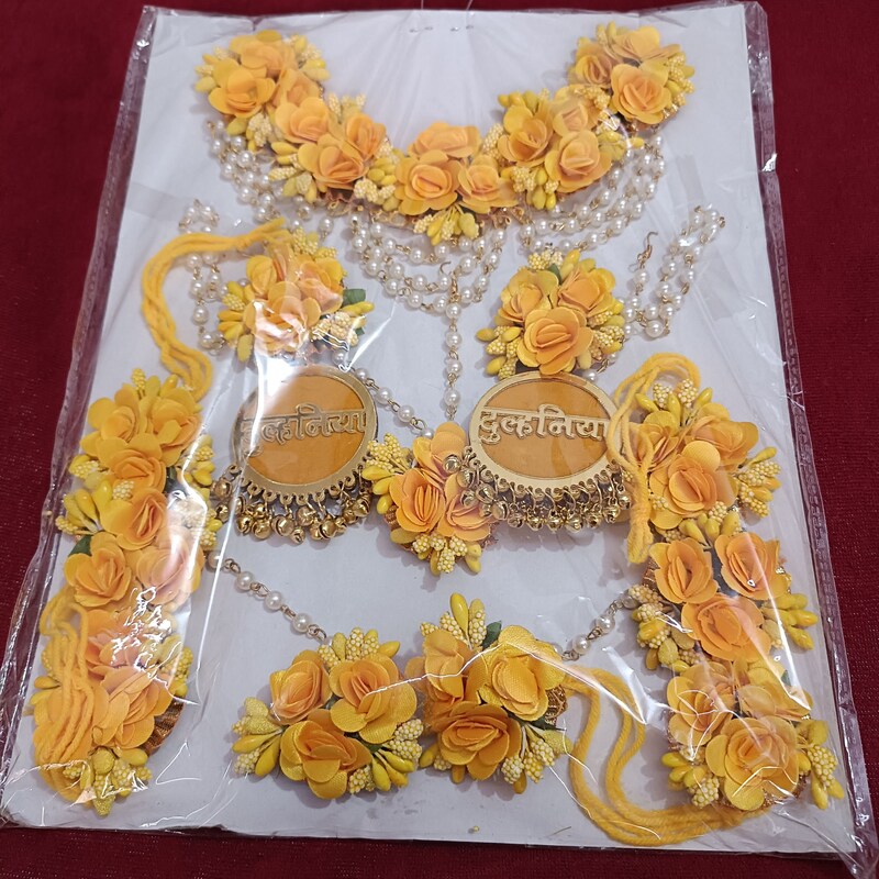 Flower Jewelry Haldi - Etsy