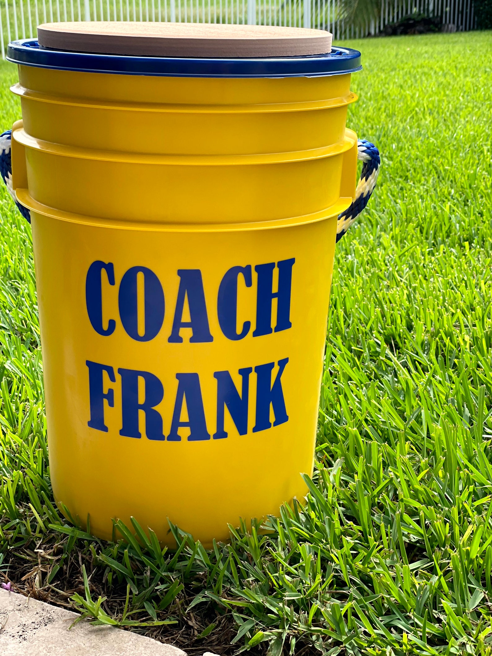 Custom Baseball Bucket or Softball Bucket: Padded Seat, Coach Gift - Etsy
