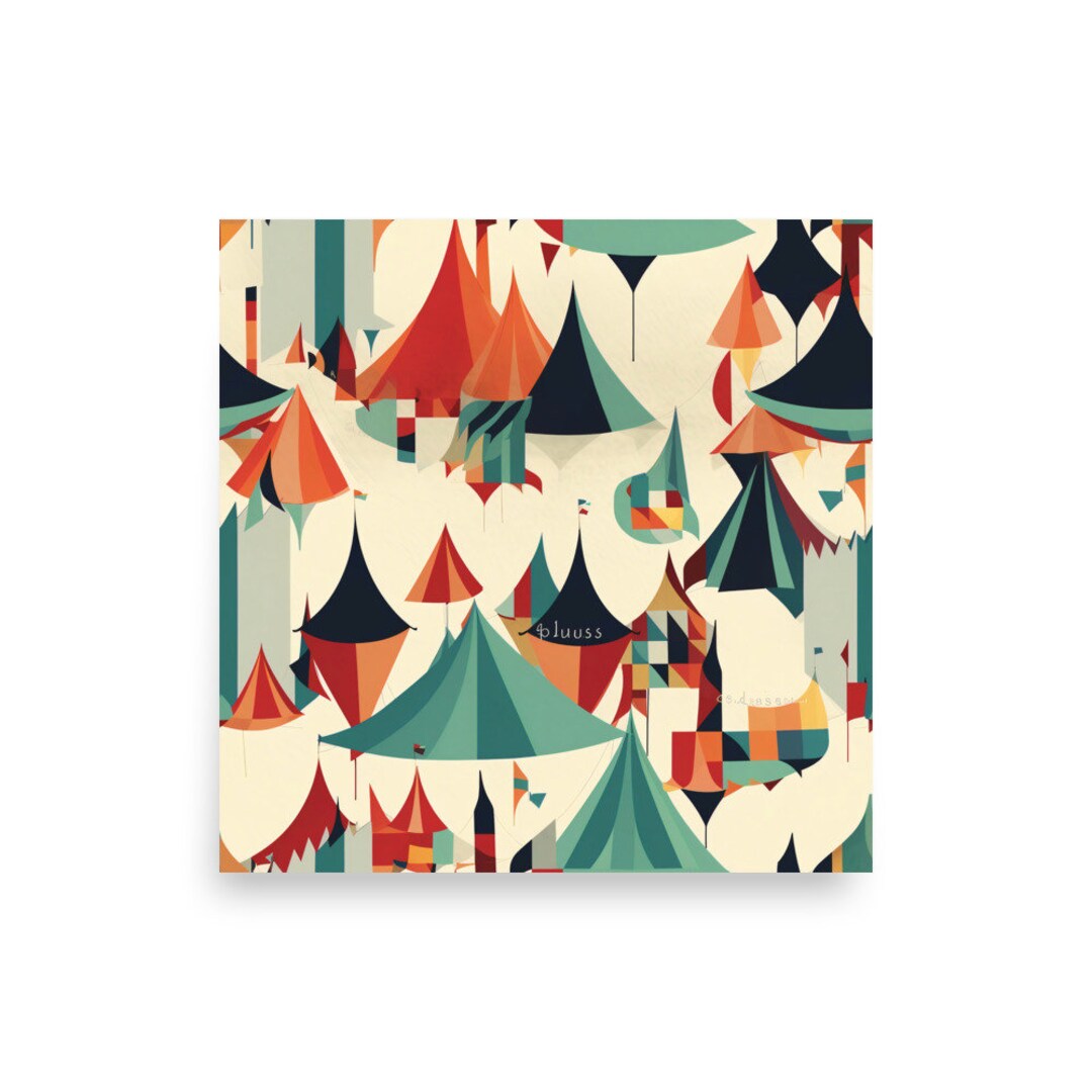 Circus Tent Art Print - Etsy