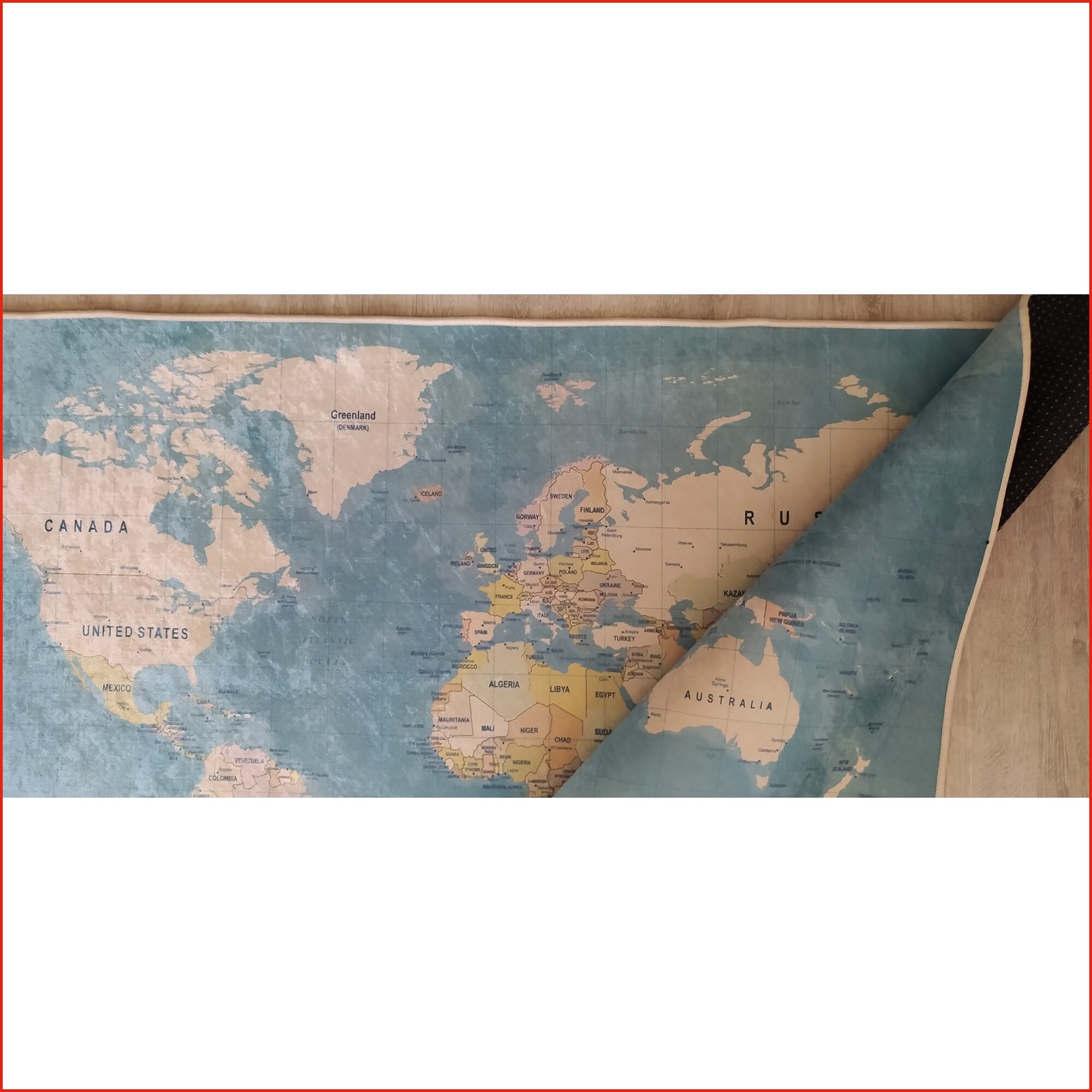 World Map, Education Maps Rug, Maps Rug, World Map, Design Pattern Rug ...